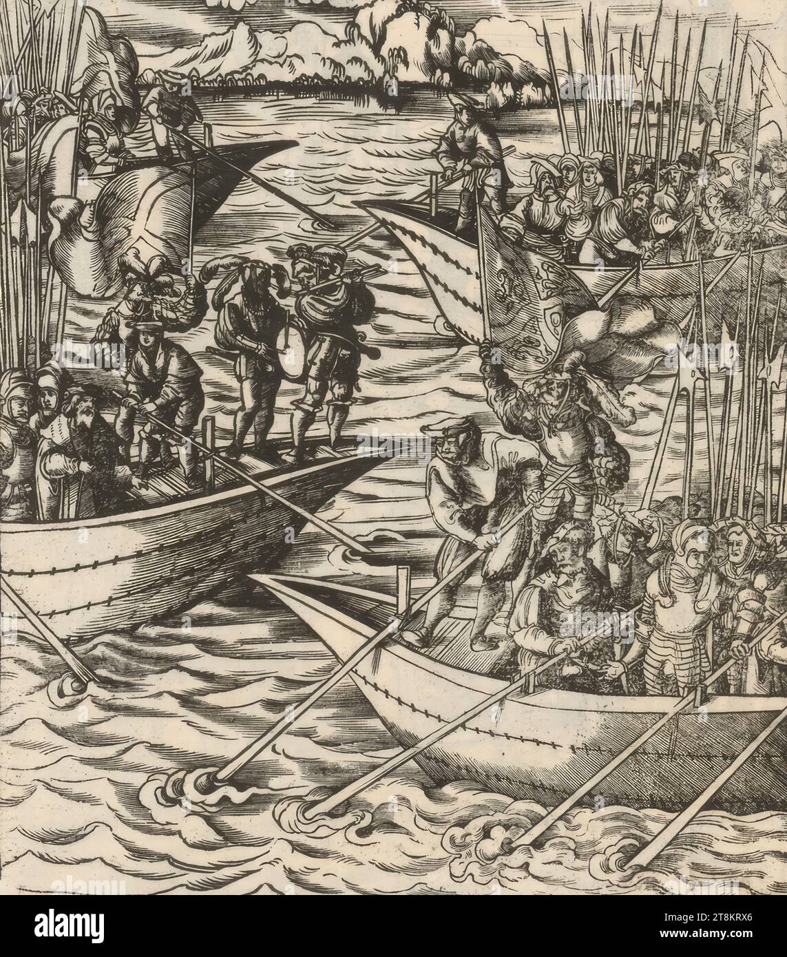 The 'Weißkunig' Maximilian I.: Military campaign against the Turks, The ...