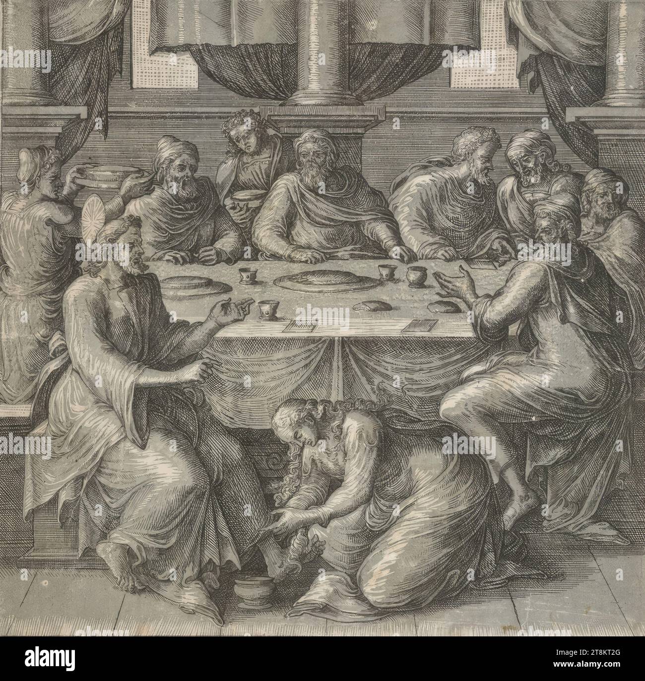 The banquet in the house of Simon the Pharisee, Crispin van den Broeck ...