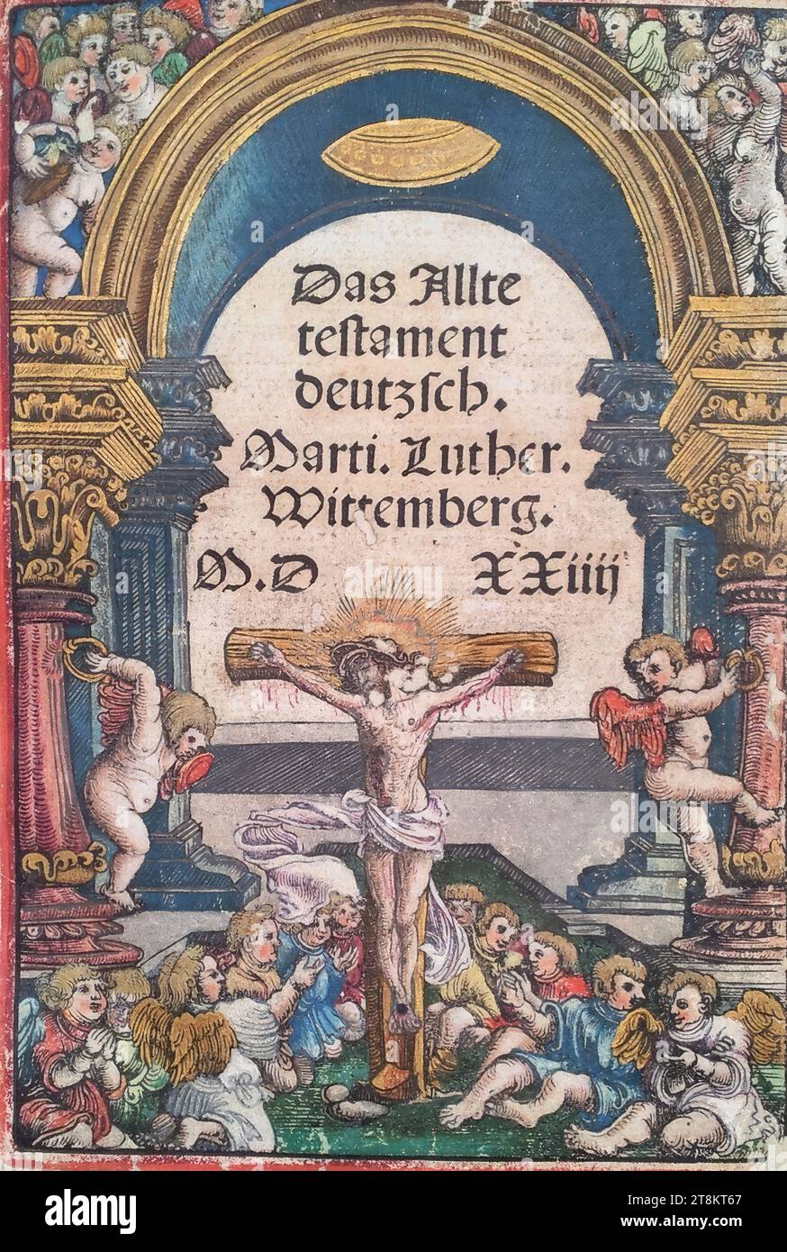 Old Testament, Luther Bible, Title page Old Testament, Part 1, Georg ...