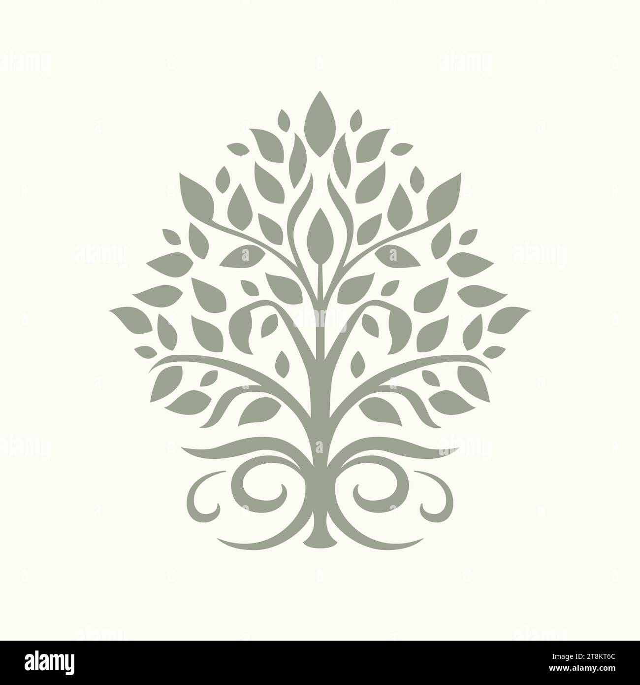 Rooted in design excellence, our vector tree logo icon symbolizes ...