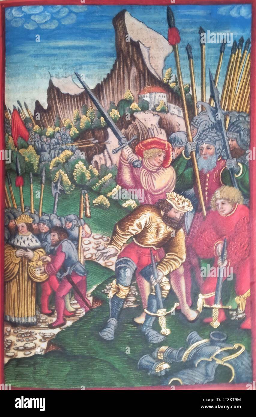 Old Testament, Luther Bible, The downfall of Saul, 1 Samuel 31, Georg ...