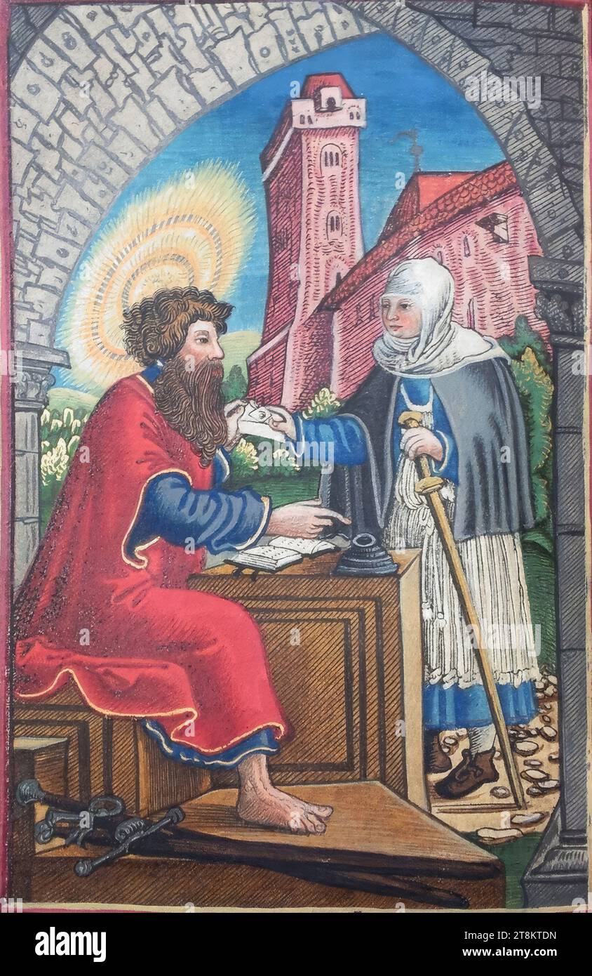 New Testament, Luther Bible, Paul and the messenger Phoebe, Letter to ...