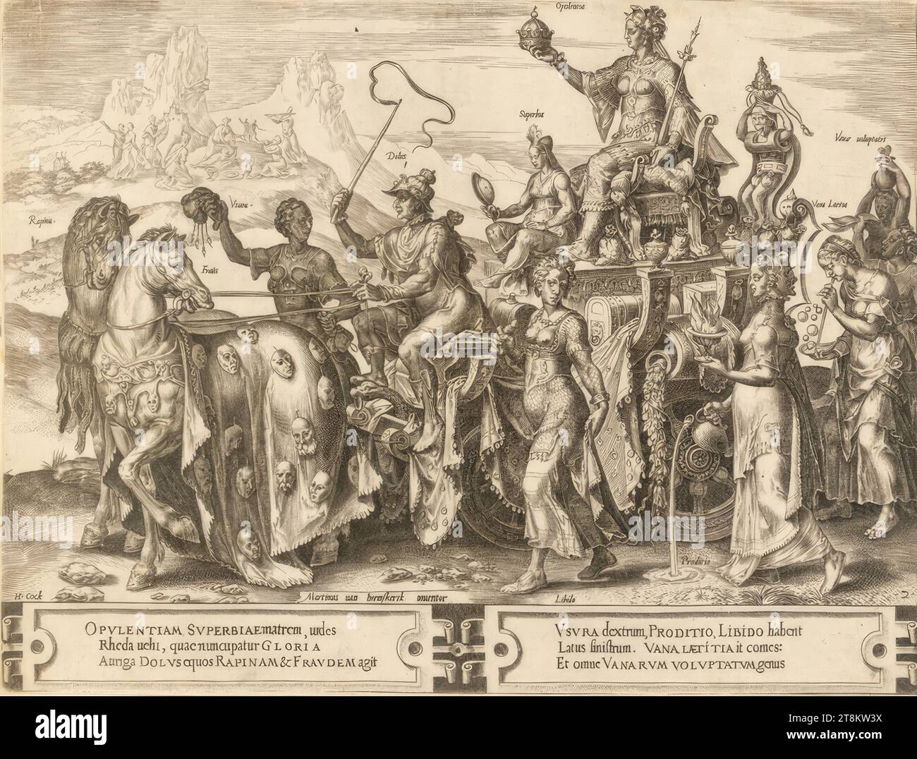 From the series 'The Circle of Human Life': The Triumph of Wealth ...