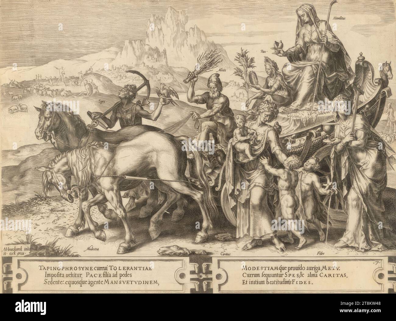 From the series 'The Circle of Human Life': The Triumph of Modesty ...