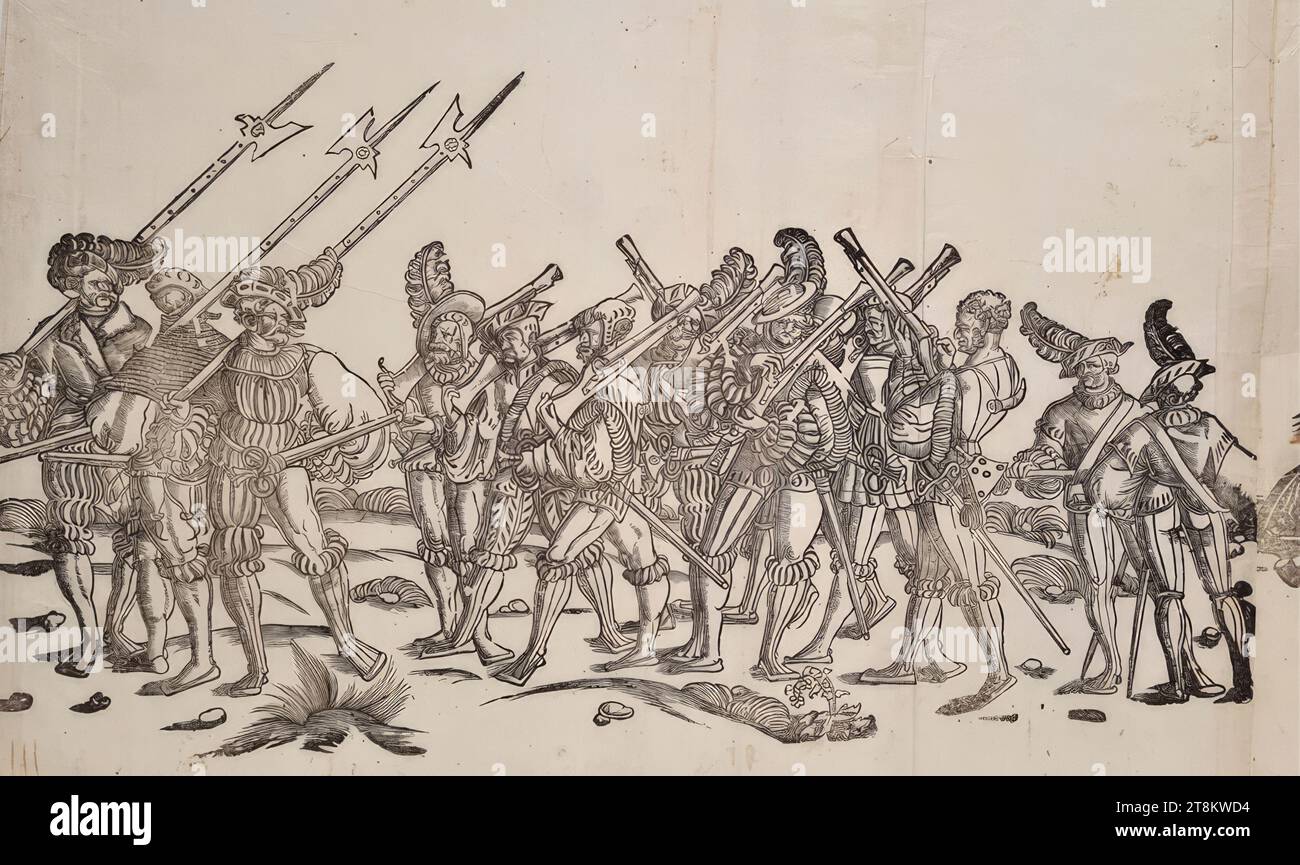 Entry of Emperor Charles V into Bologna on November 5, 1529: Sheets 3 ...