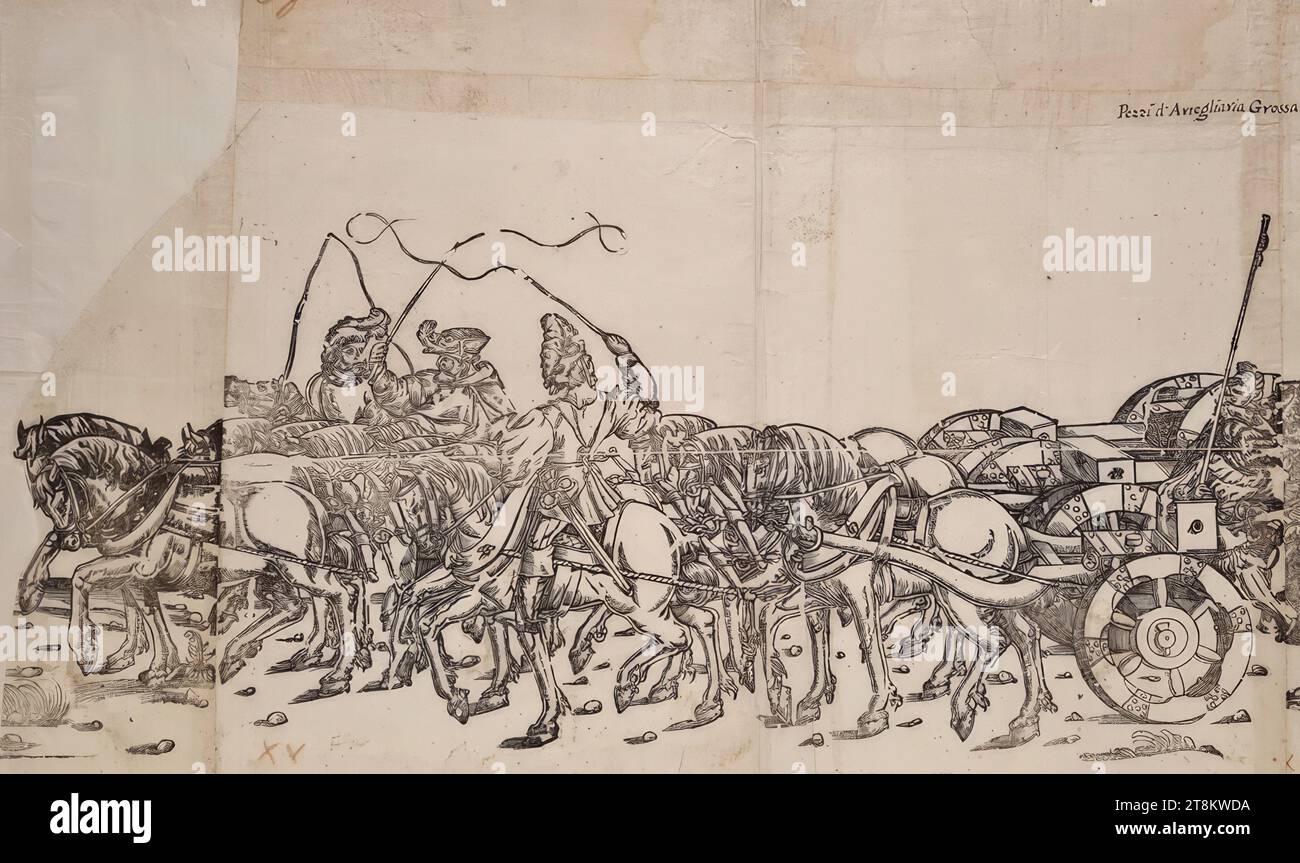 Entry of Emperor Charles V into Bologna on November 5, 1529: Sheets 14 ...