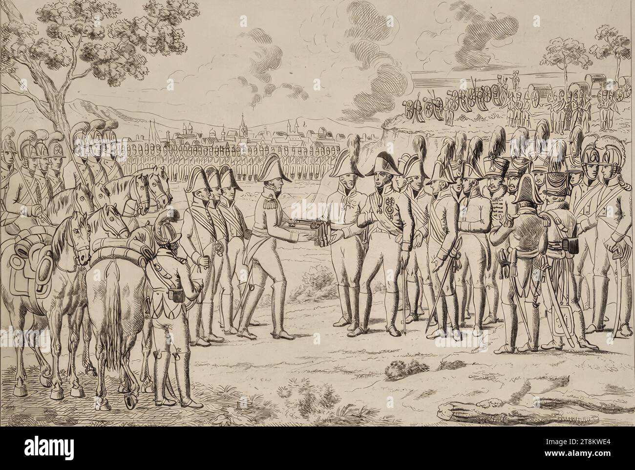 Emperor Franz I of Austria receives the keys to a city, Anonymous ...