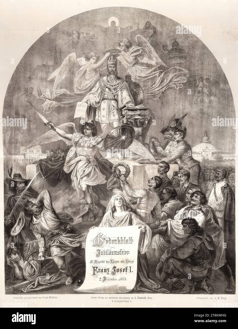 Memorial sheet, to, Anniversary celebration, His Majesty the Emperor ...