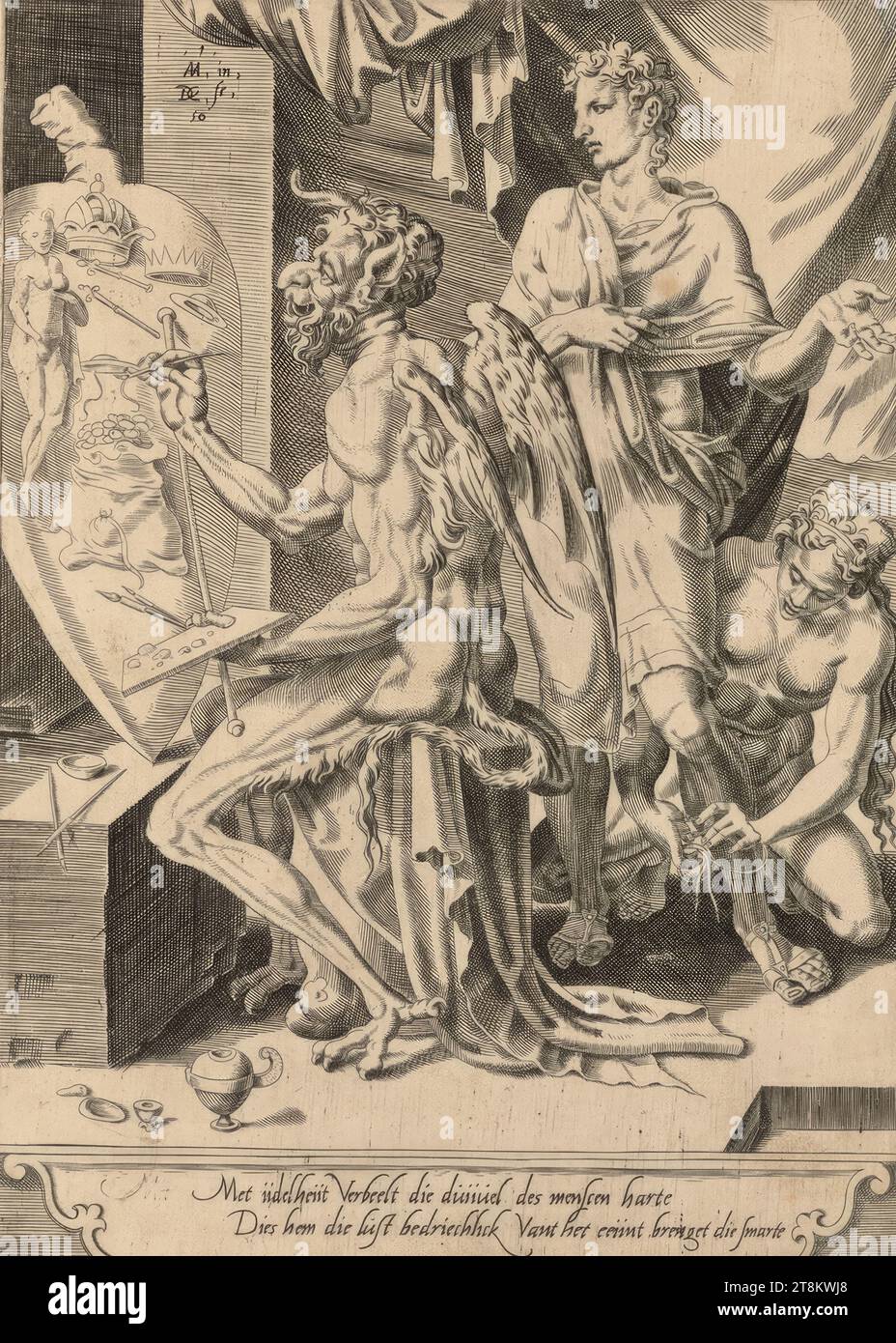 The devil paints the heart of man, Man's hope for wealth, Maarten van ...
