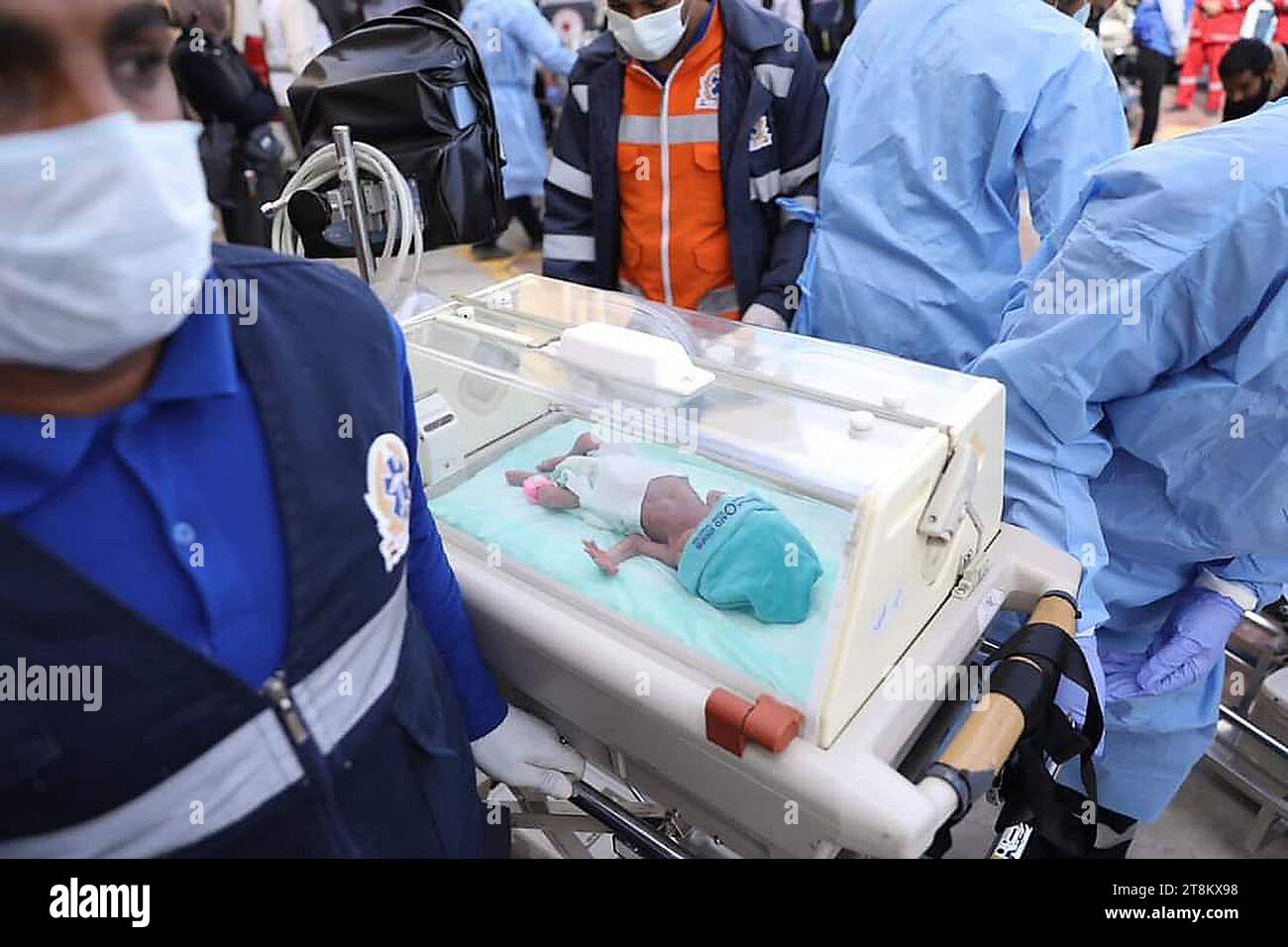 November 20, 2023, Rafah border crossing, Gaza, Palestinian Territory ...