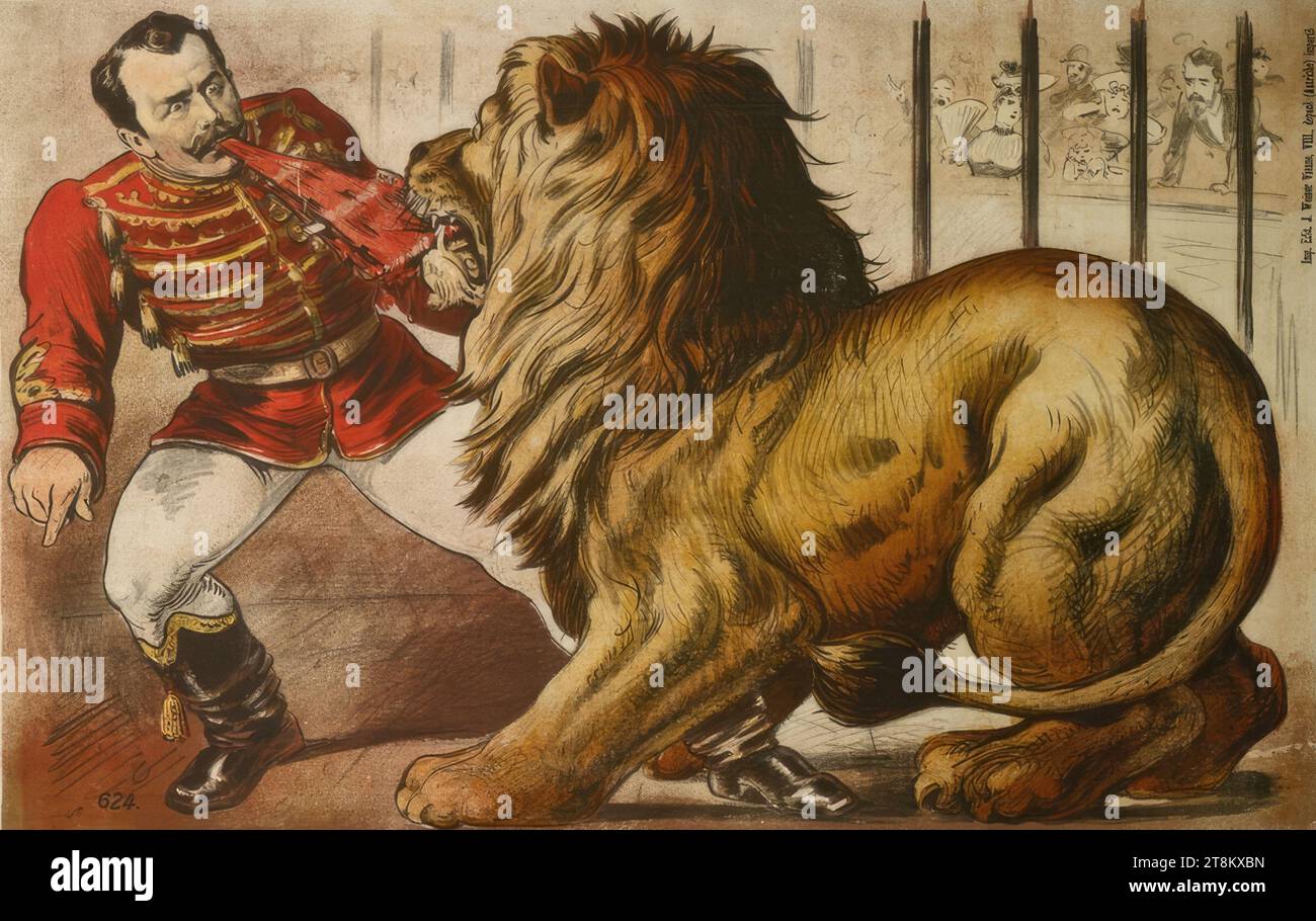 Lion Tamer, for Paris, Anonymous, before 1899, print, color lithograph ...