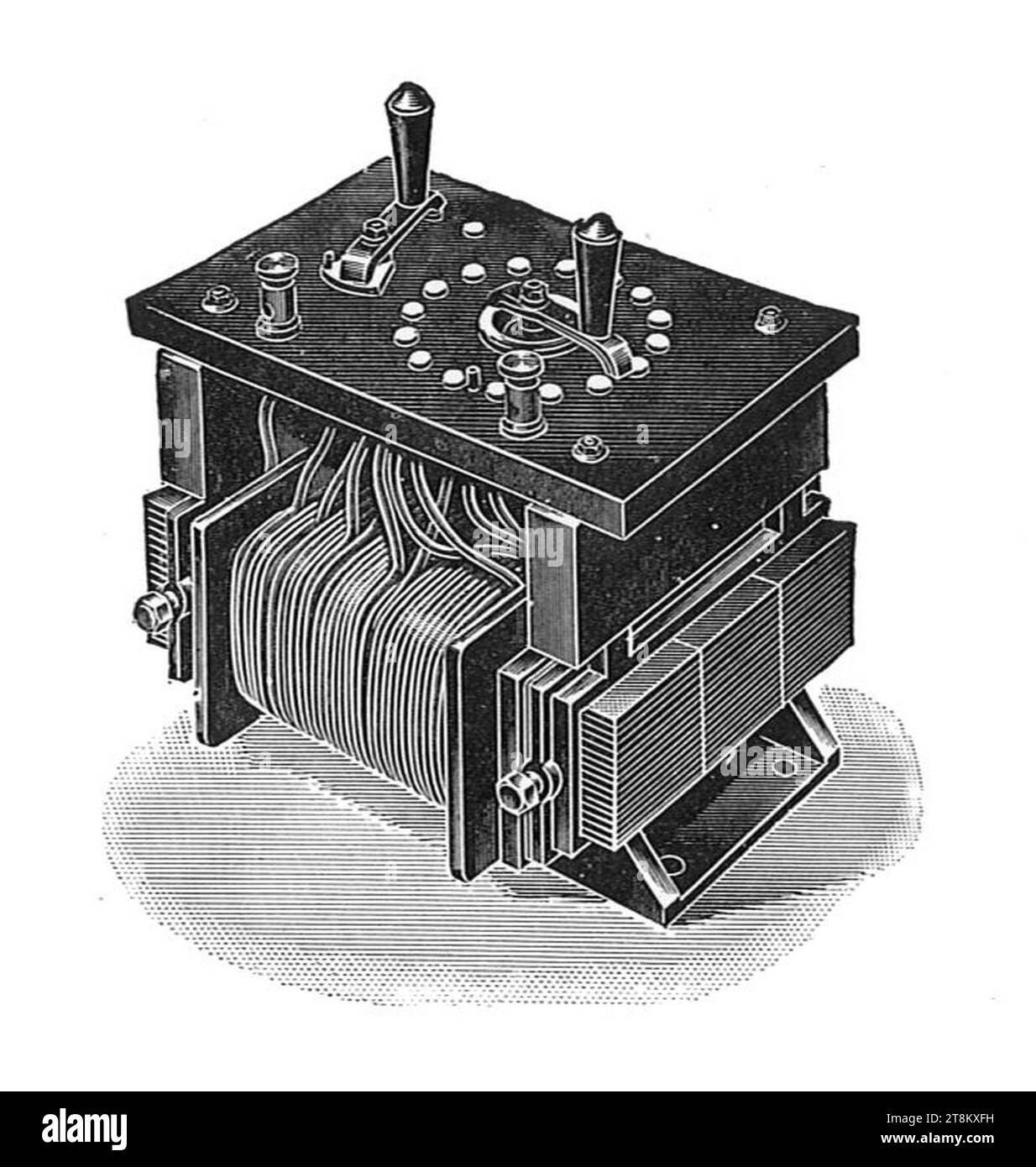 Variable-tap regulating transformer (Rankin Kennedy, Electrical ...
