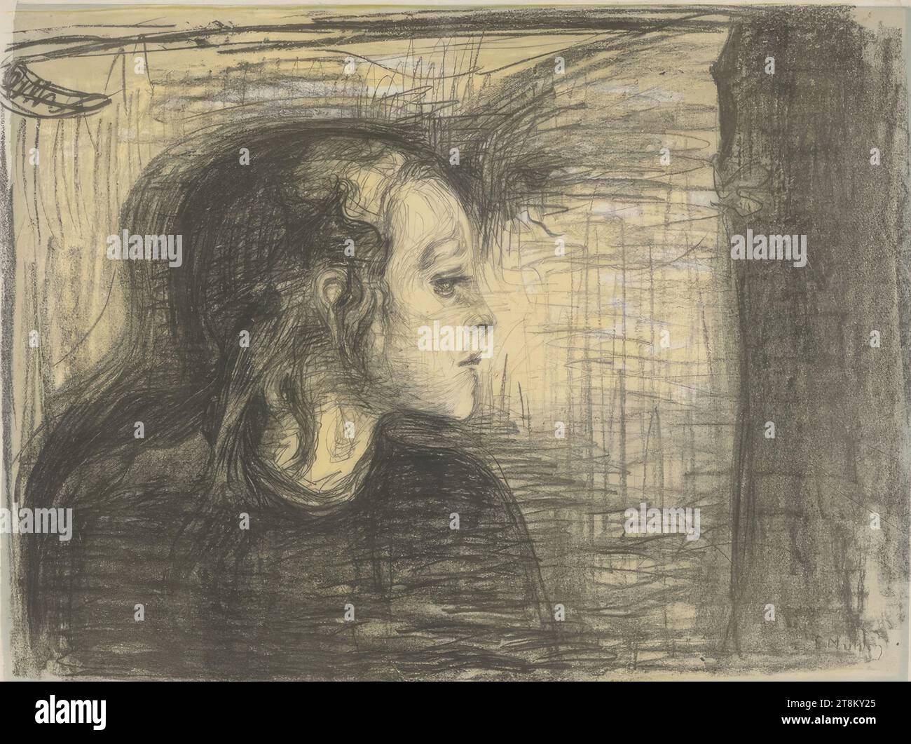 The Sick Child I, Edvard Munch, Løten near Hamar 1863 - 1944 Ekely ...