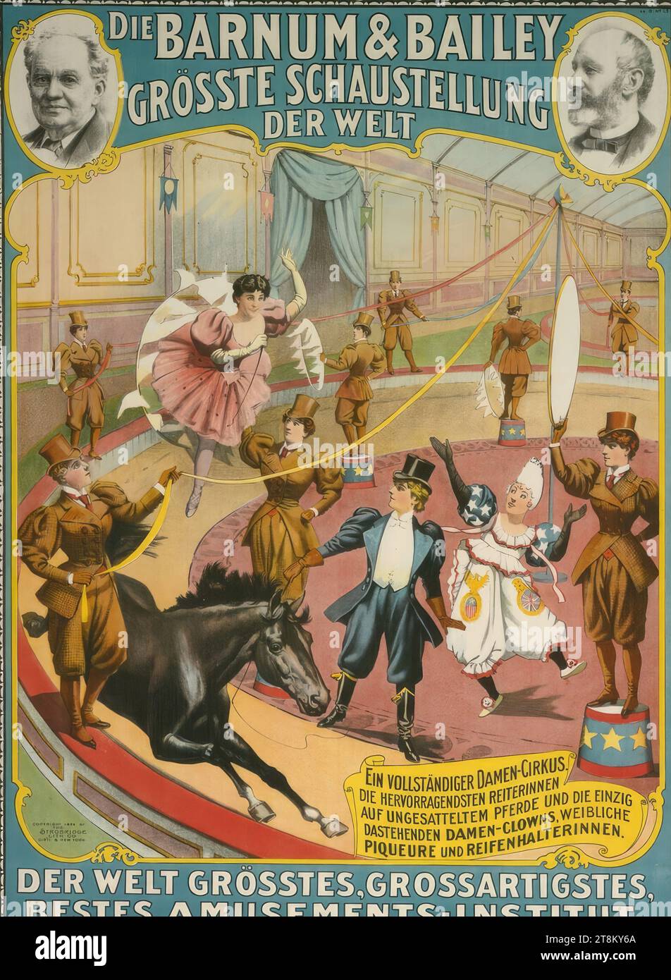 BARNUM & BAILEY; THE LARGEST EXHIBITION IN THE WORLD; A COMPLETE LADIES ...