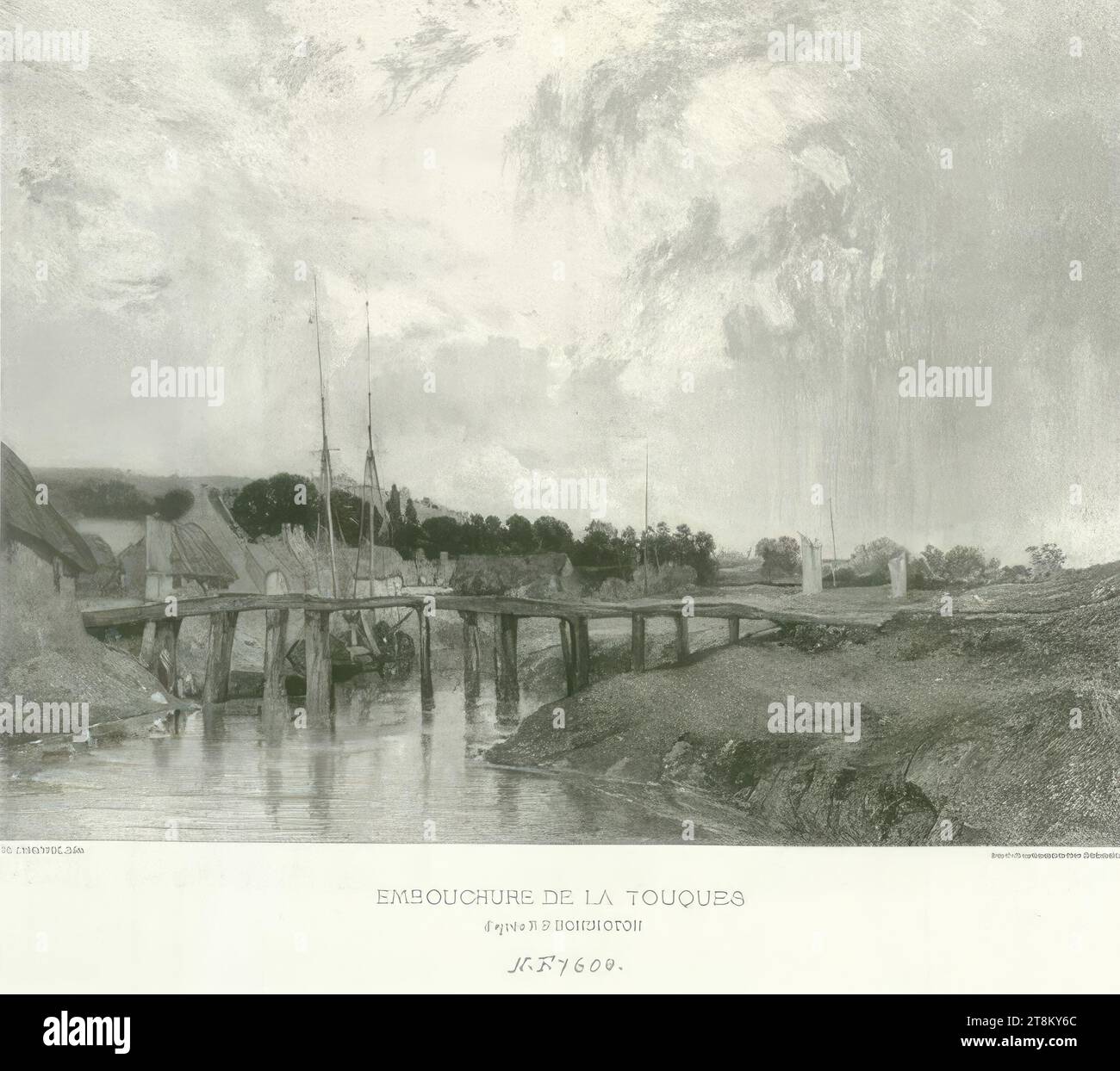 Estuary of the Touques, Richard Parkes Bonington, England, 1802 - 1828 ...