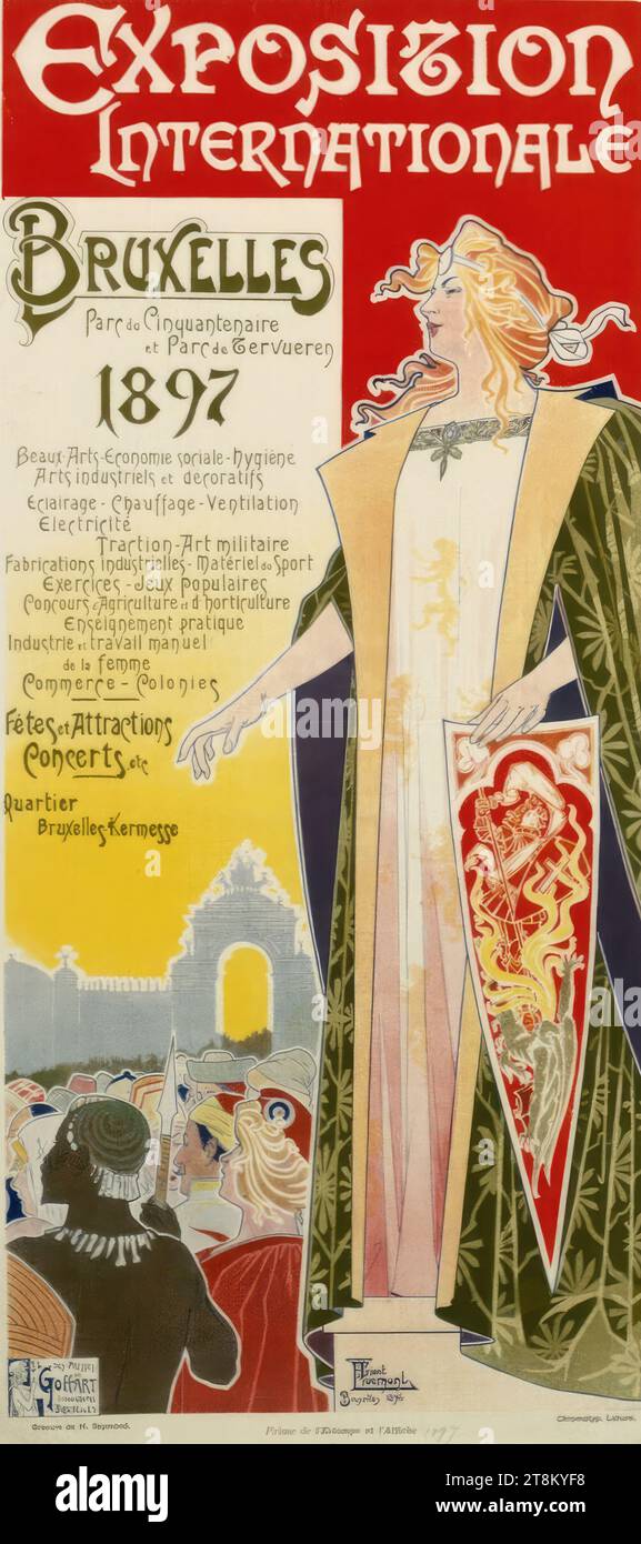 EXPOSURE INTERNATIONAL; BRUXELLES; 1897, L'Estampe et l'Affiche, L ...