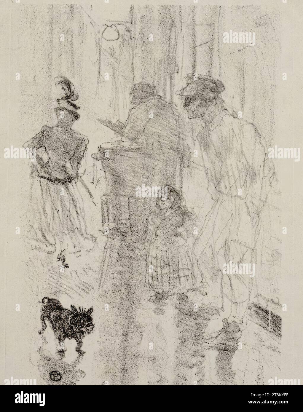 Le Marchant de Marrons, Henri de Toulouse-Lautrec, Albi 1864 - 1901 ...