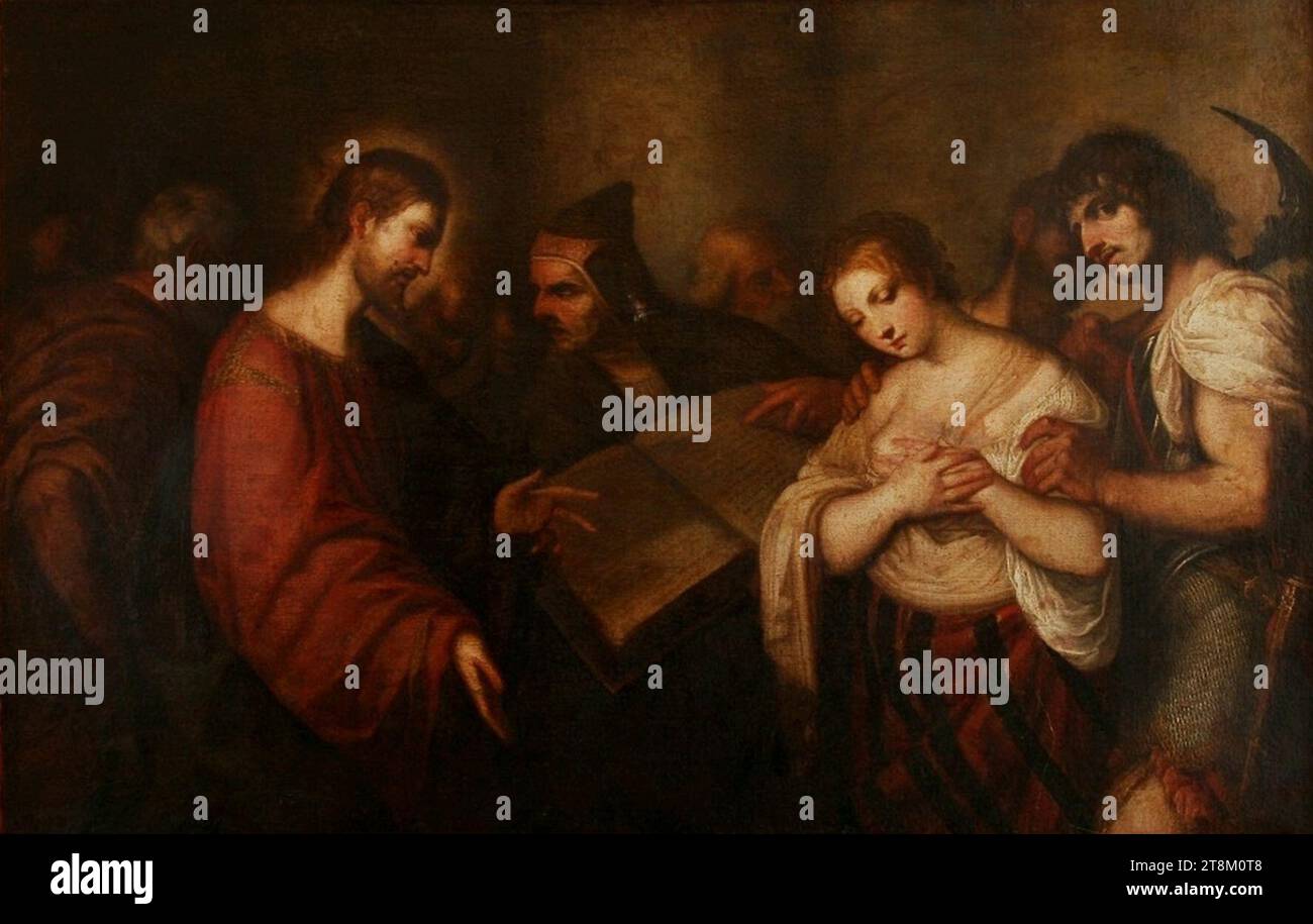 Varotari Christ and the Woman Taken in Adultery Stock Photo - Alamy