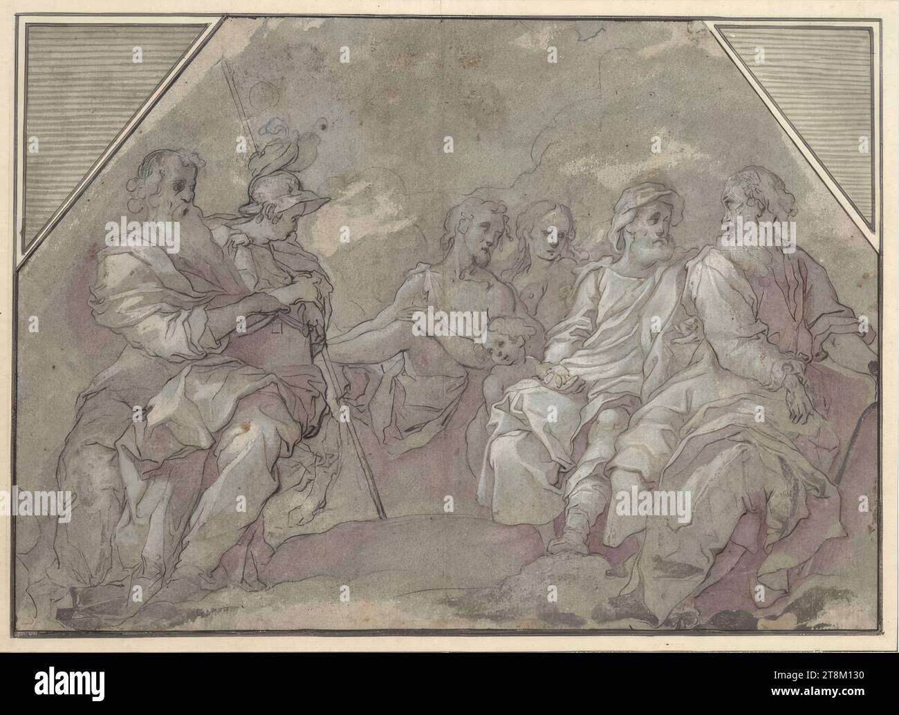 The 'righteous' of the old covenant. From left: Jeremias (or Jesaias ...