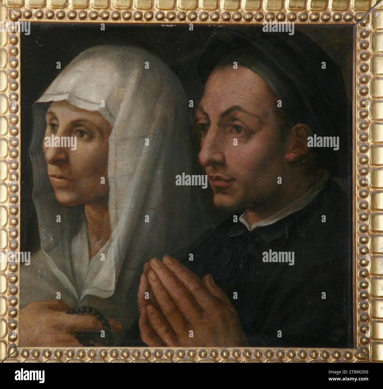 Vasari Giorgio terzo quarto sec. XVI, Ritratto di Antonio e Maddalena ...
