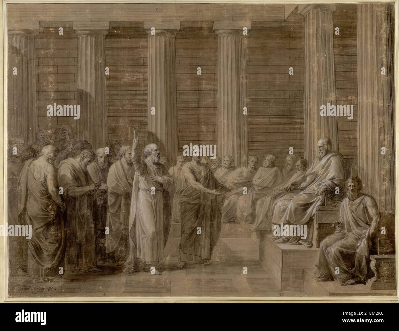 Apology of Socrates, Josef Abel (Aschach, Upper Austria 1764 - 1818 ...