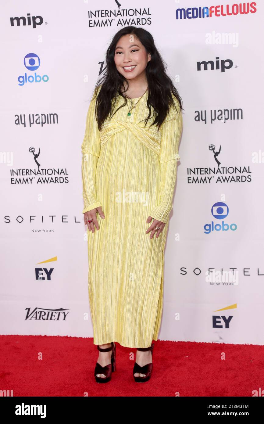 Actor Awkwafina attends the 51st International Emmy Awards at the New ...