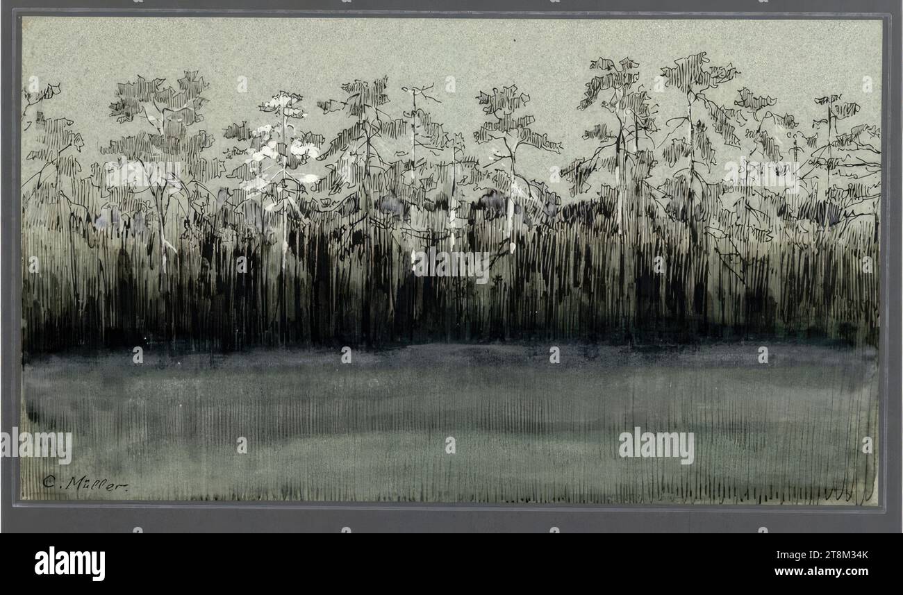 Wald, Hagengesellschaft, Carl Müller (Vienna 1862 - 1938 Vienna ...
