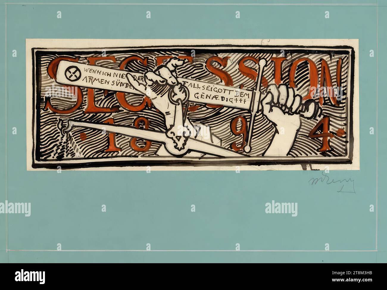 Secession 1894, Hagengesellschaft, Maximilian Lenz (Vienna 1860 - 1948 ...