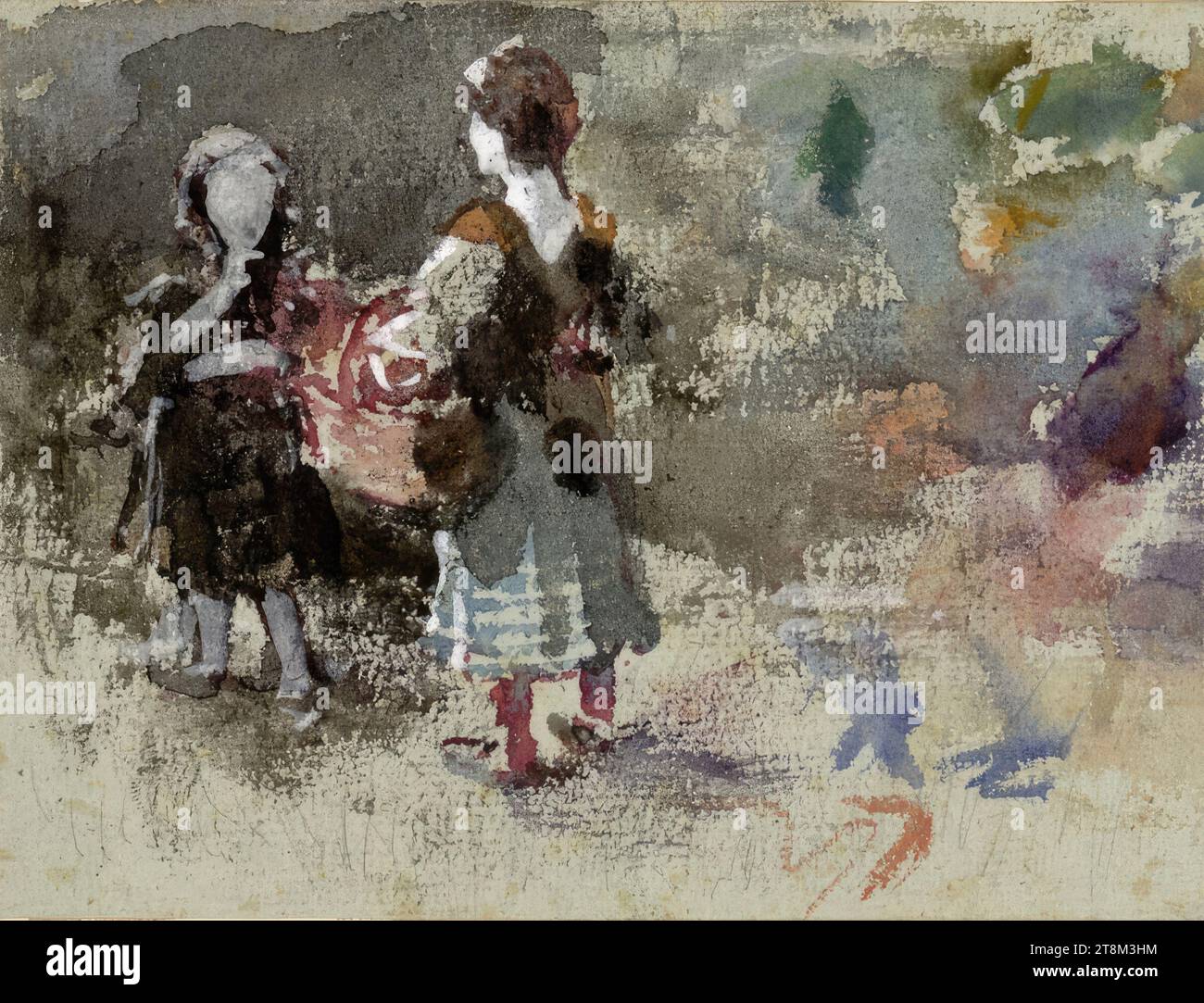 Two children in conversation, Hagen Society, Maximilian Lenz (Vienna ...