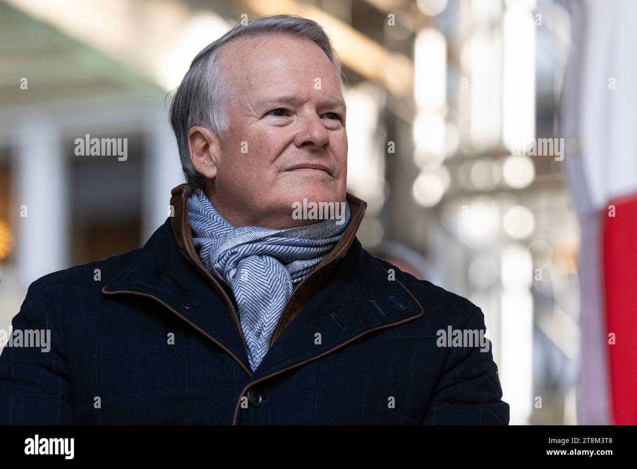 Don Banker attends ceremony for final steel beam wrapped with American ...