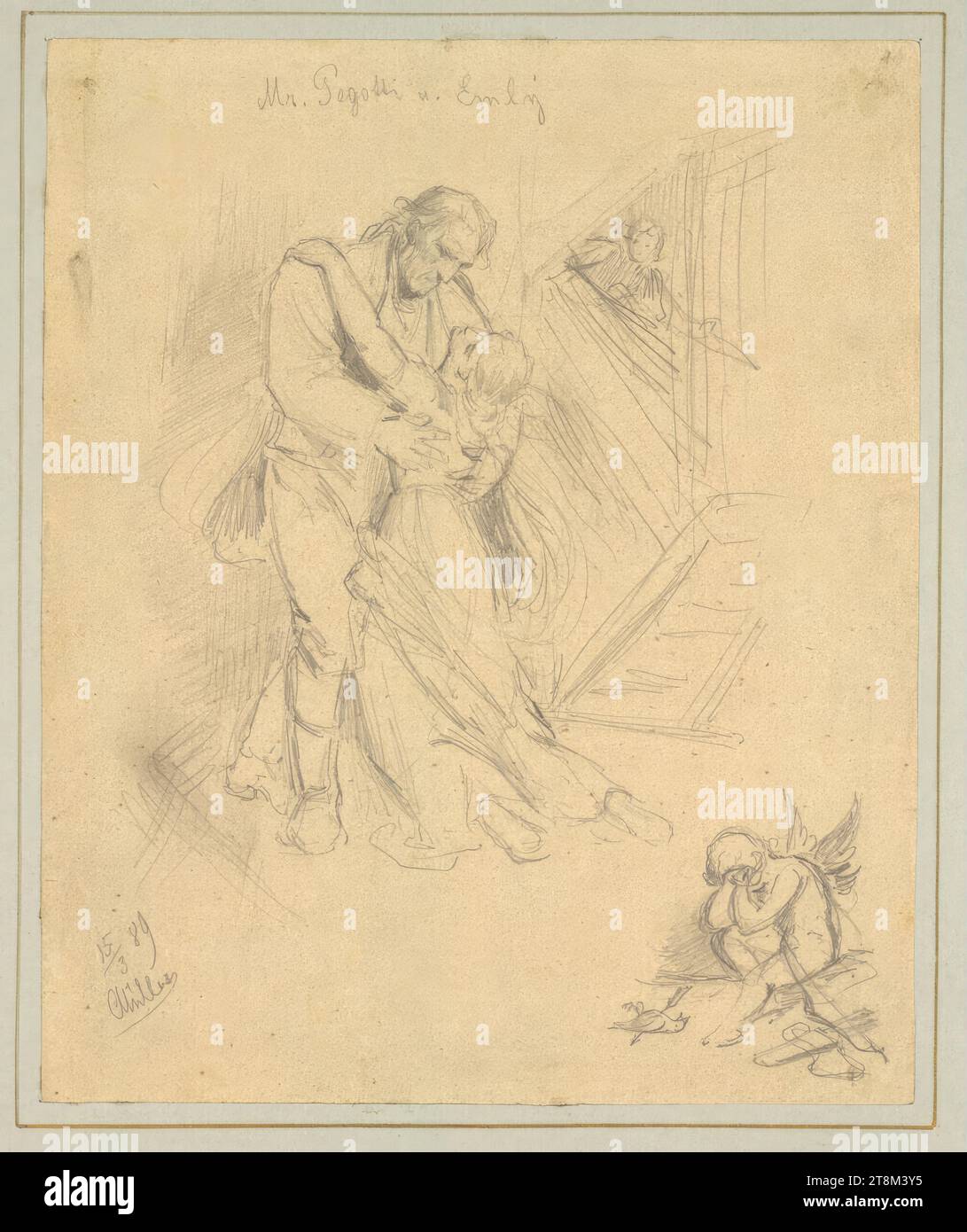 Mr. Pegotti and Emly (after Dickens), Hagengesellschaft, Carl Müller ...