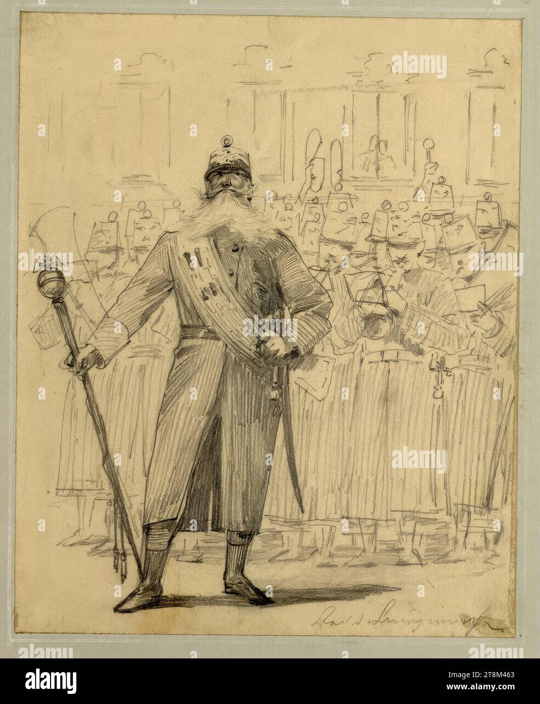 The drum major, Hagengesellschaft, Karl Pippich (Vienna 1862 - 1932 ...