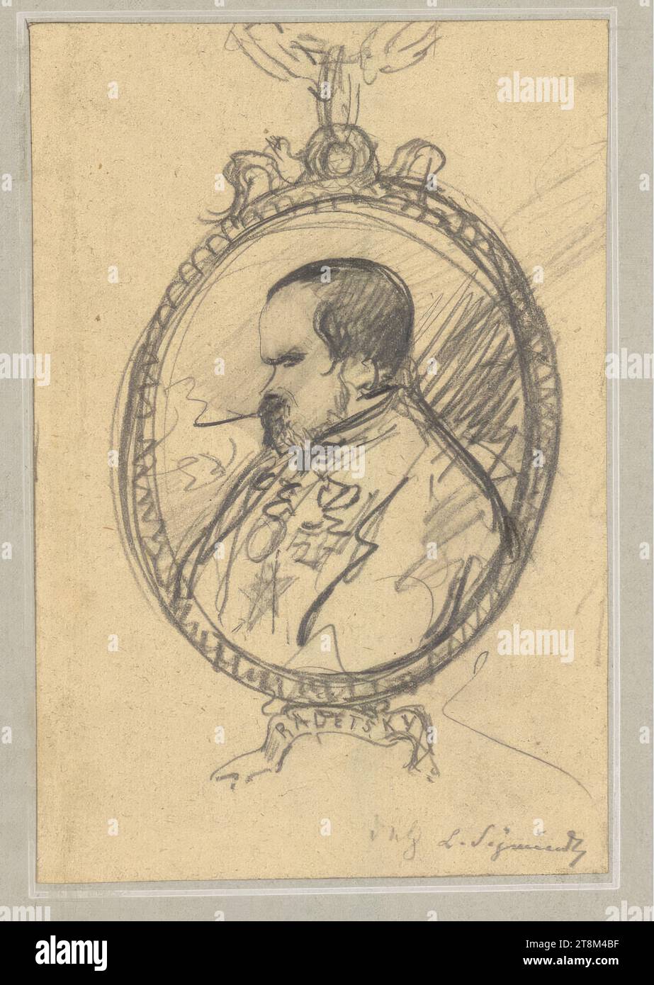 Painter Lenz, Hagengesellschaft, Ludwig Sigmundt (Graz 1860 - 1936 Graz ...