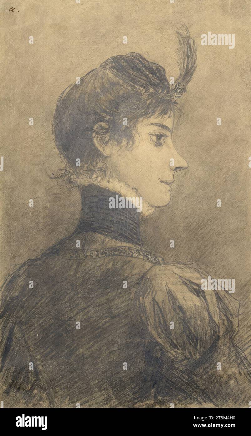 Spaniard in profile to the right, Hagengesellschaft, Leopold Stolba ...