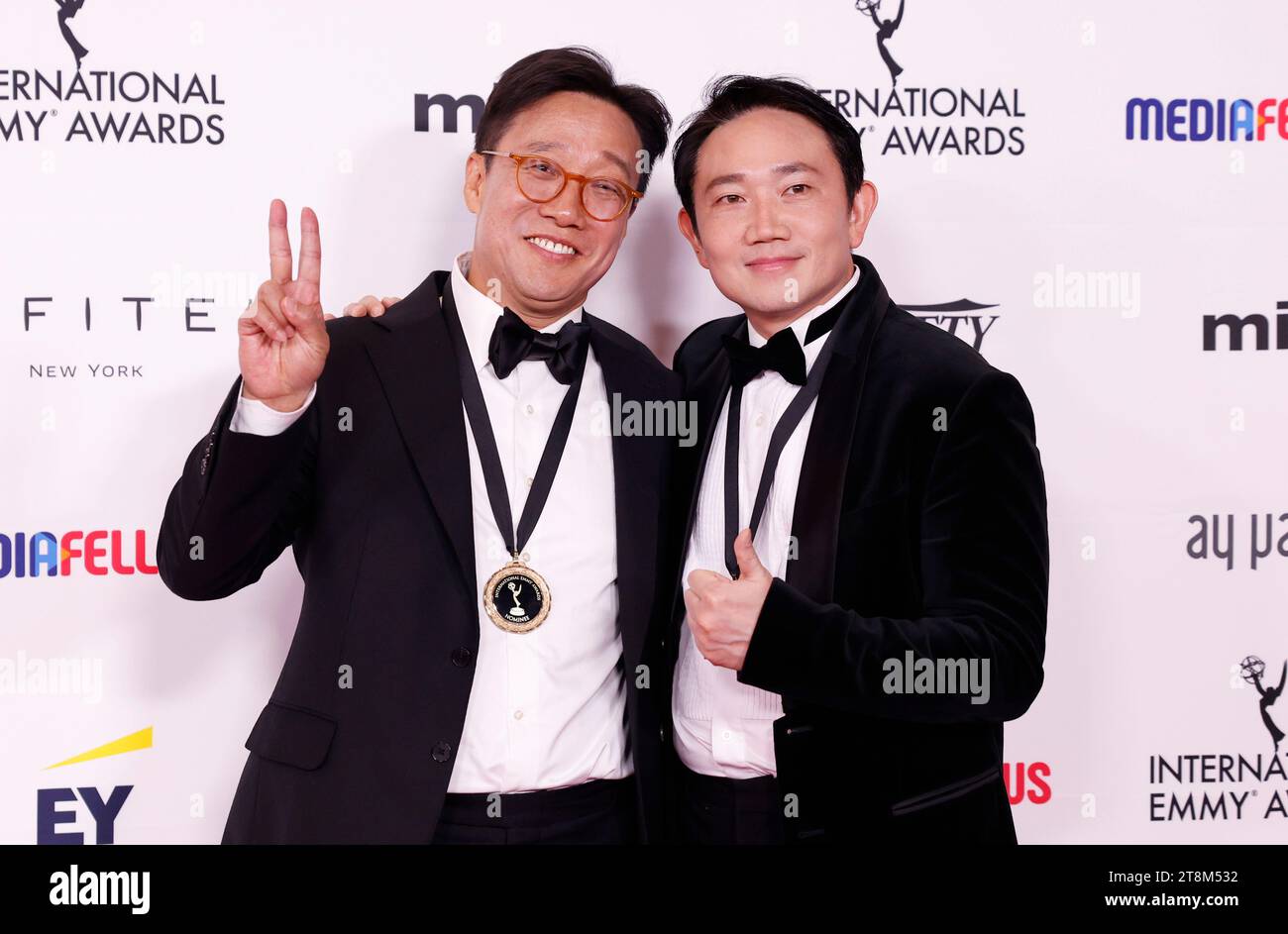 New York, United States. 20th Nov, 2023. Dong Rae Kim and Dae Yoon Jung ...