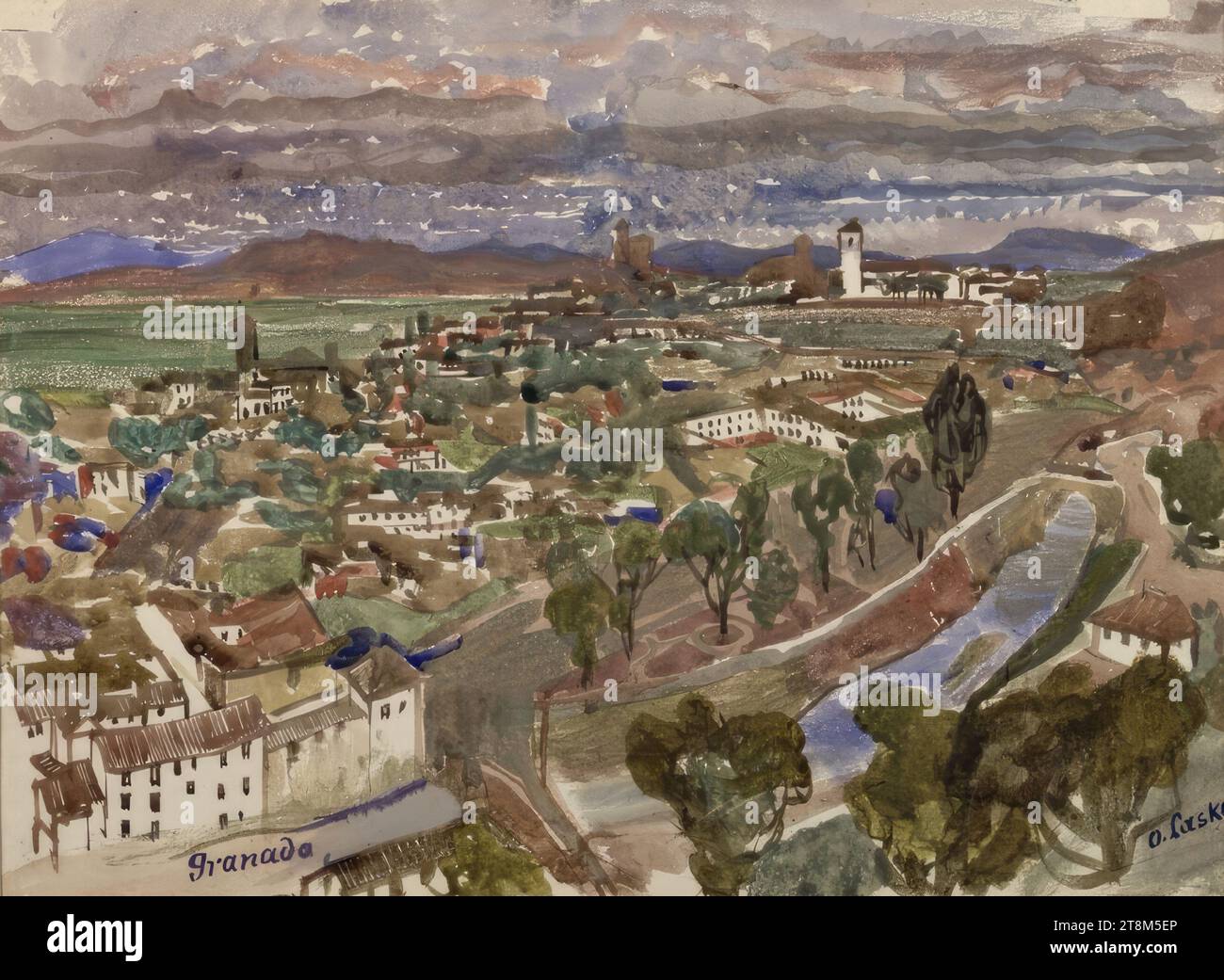 Grenada. View of Granada in a Rainy Mood, Journey Spain - Provence ...