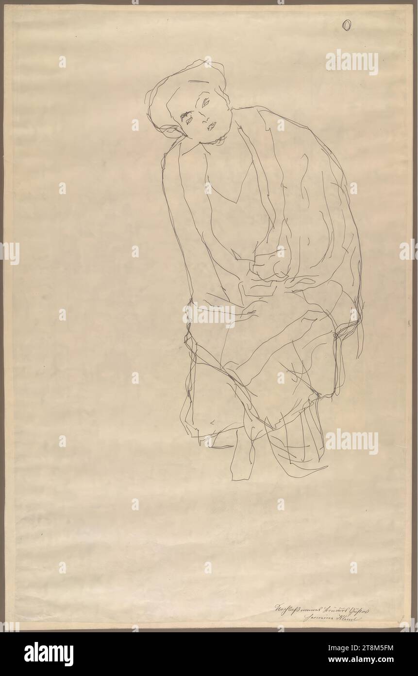 Study for "Portrait of Eugenia Primavesi", Eugenia Primavesi, Gustav ...