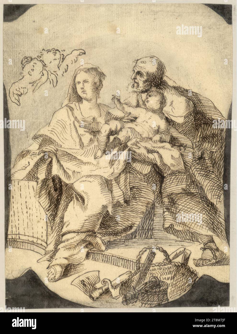 Holy family drawing hi-res stock photography and images - Alamy