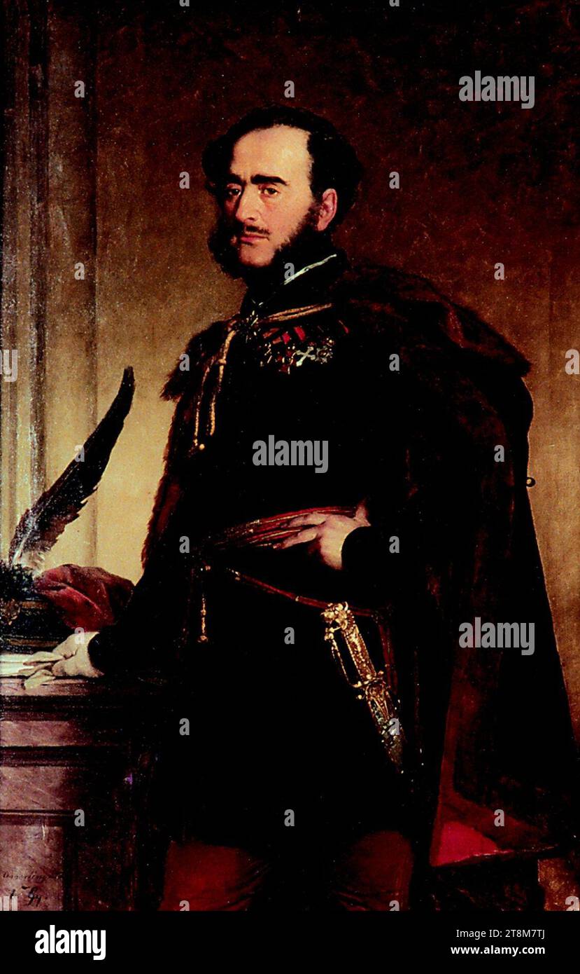 Vastagh Portrait of Count István Széchenyi Stock Photo - Alamy