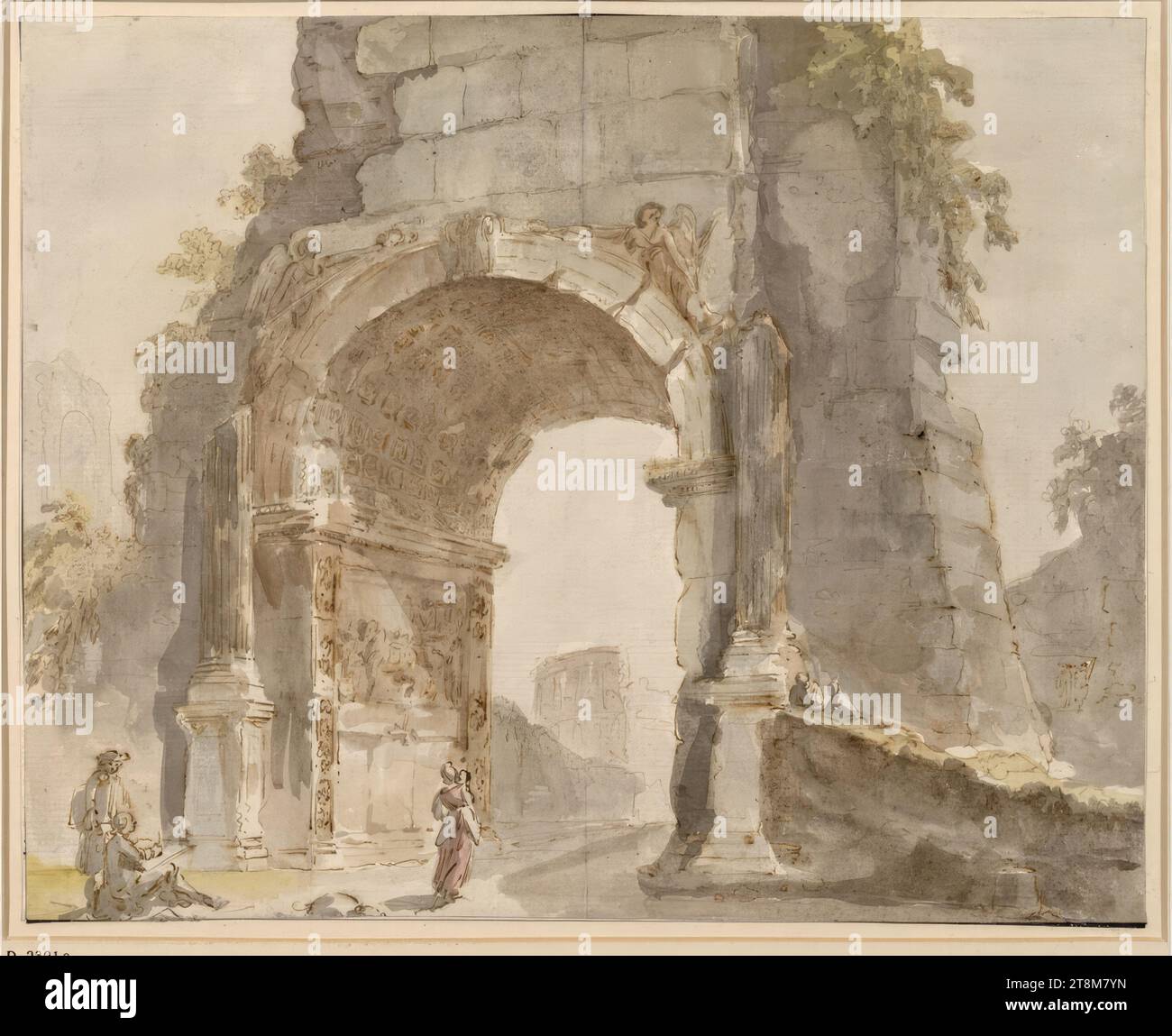 The Arch of Titus in Rome, Franz Edmund Weirotter (Innsbruck 1730 ...