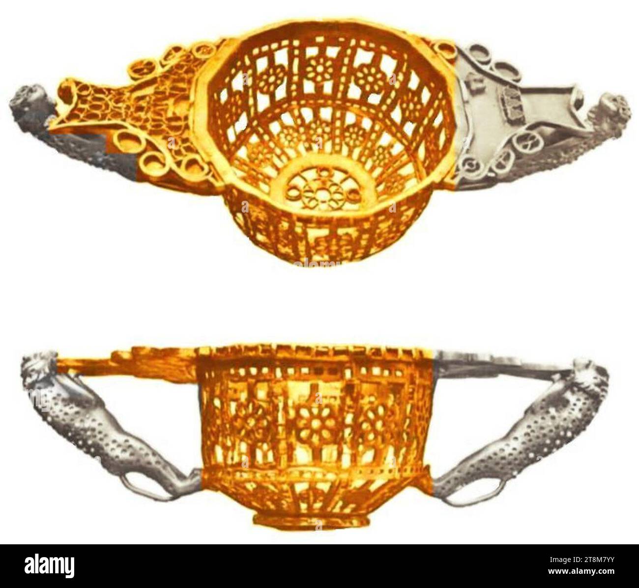 Vasul dodecagonal de la Pietroasa Stock Photo - Alamy