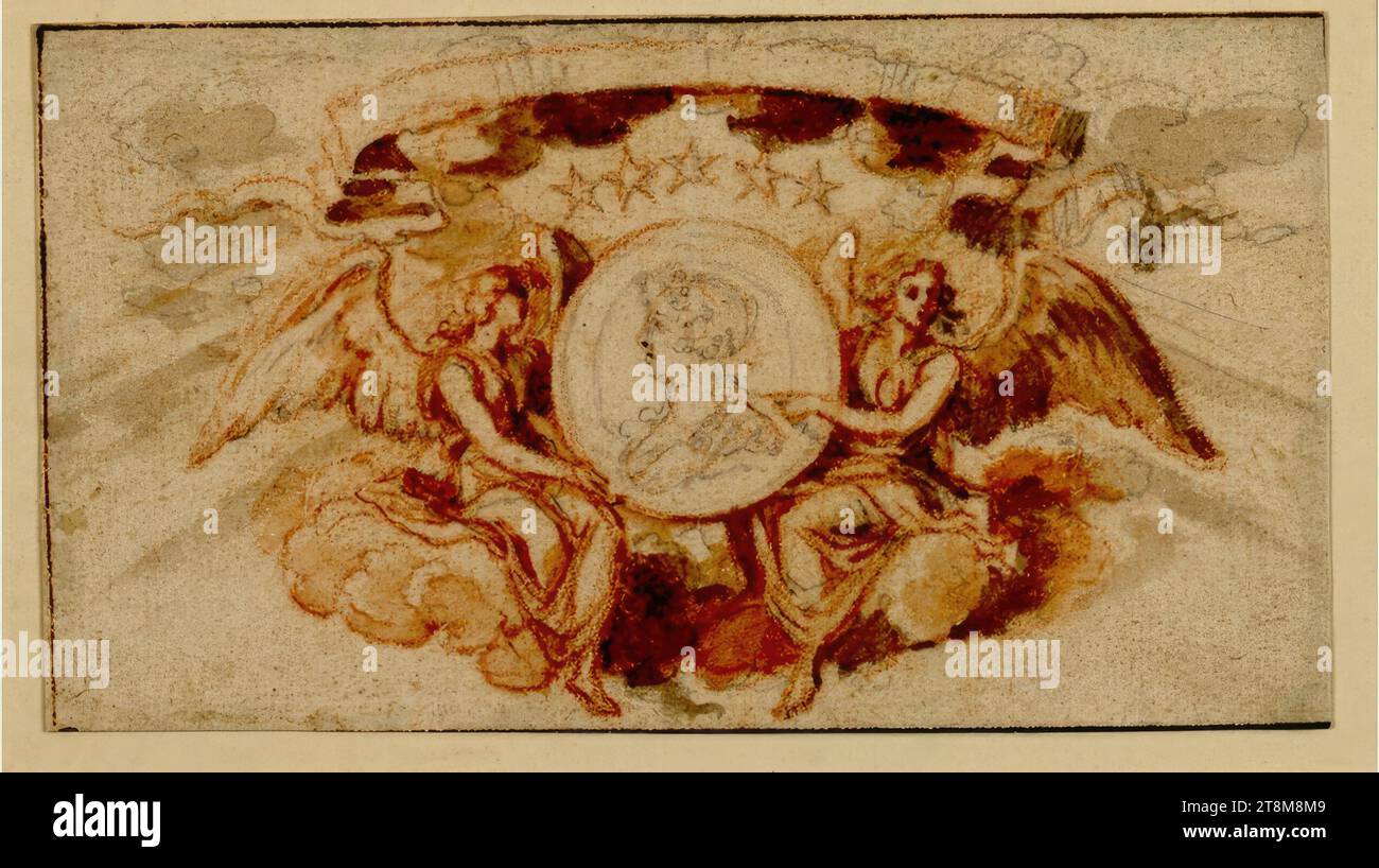 Sketch for a vignette, Sébastien Le Clerc (Metz 1637 - 1714 Paris), c ...