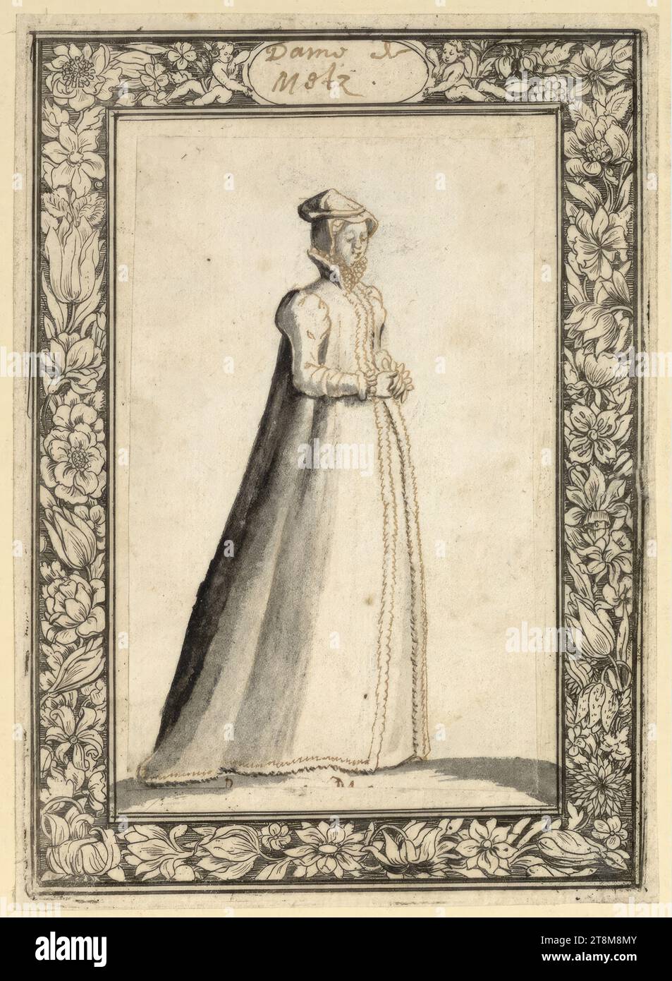 Citizen of Metz, between 1650 and 1664, drawing, pen and brown ink ...