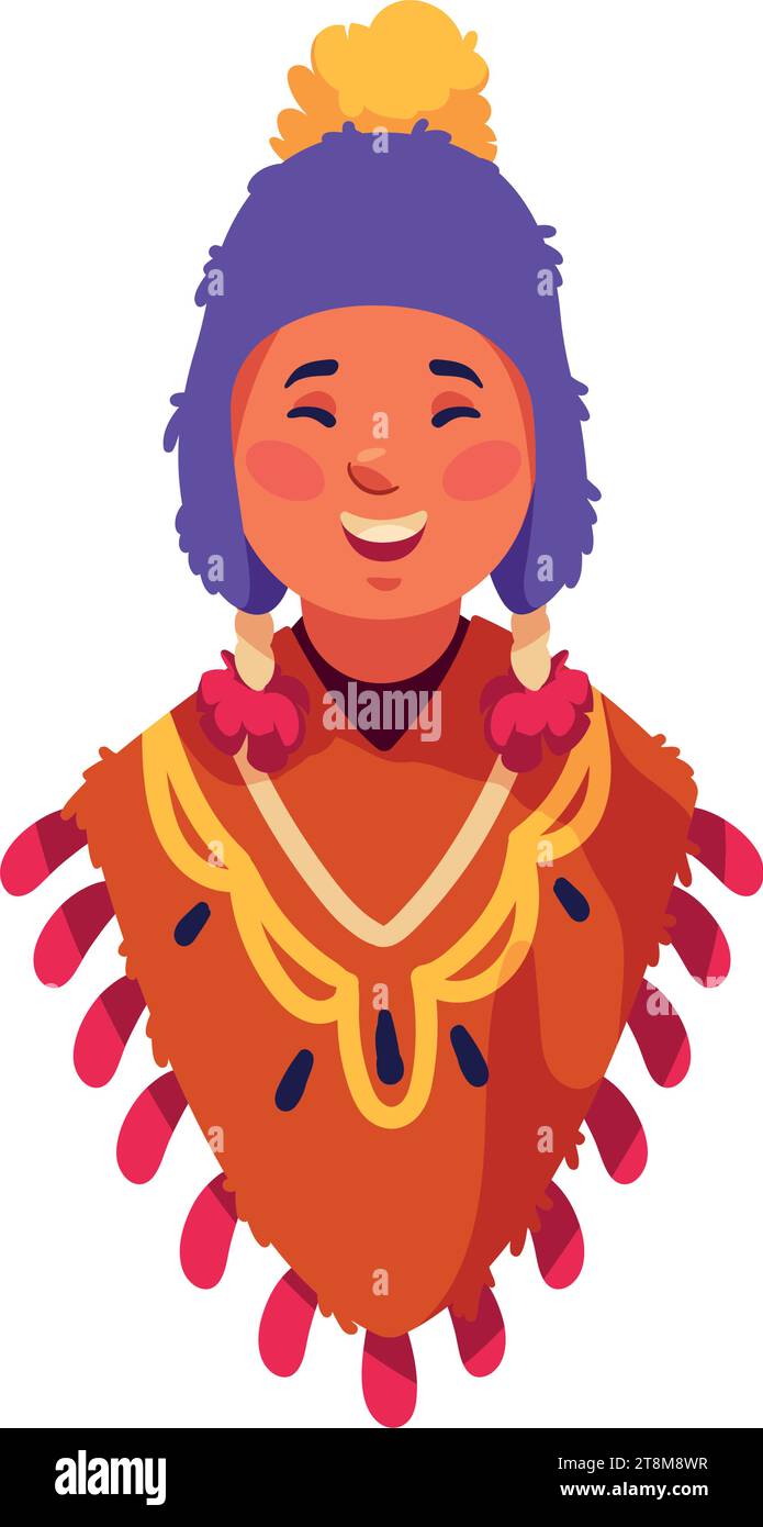 Peru man traditional Stock Vector Images - Alamy