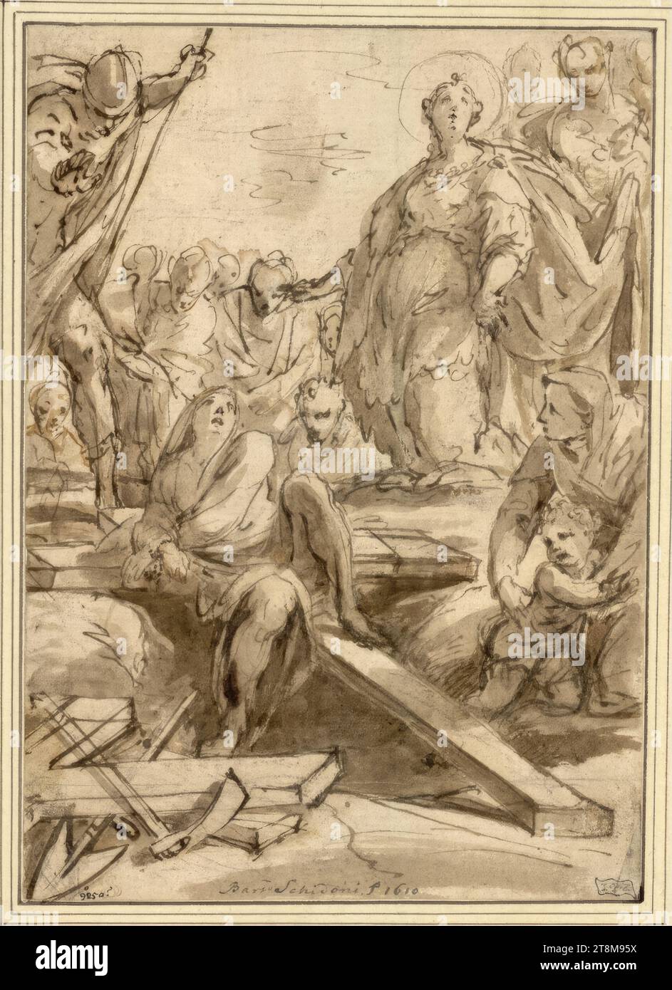 Saint helena with the cross hi-res stock photography and images - Alamy