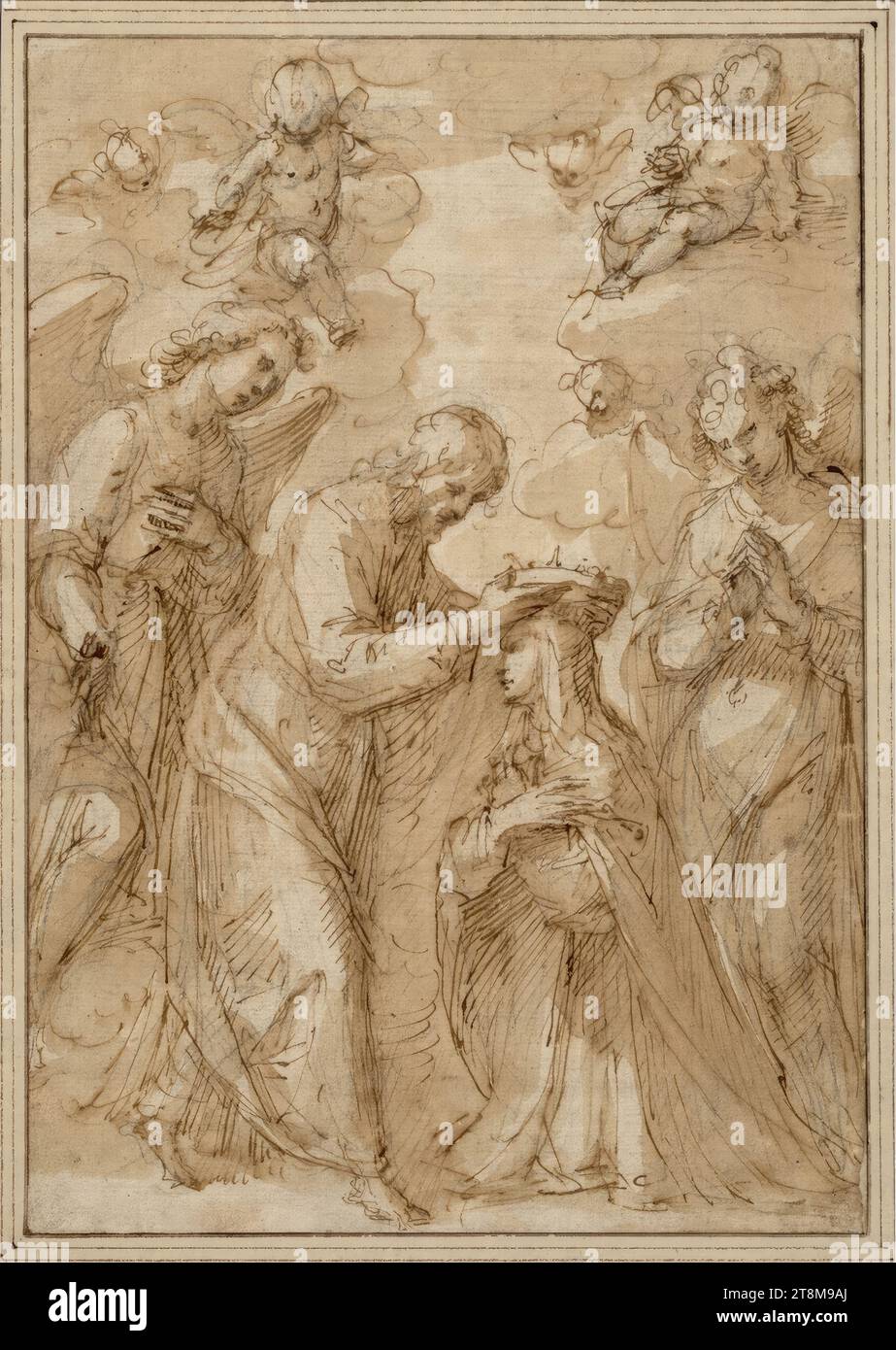 Coronation of Saint Catherine of Siena, Guglielmo Caccia GEN. IL ...