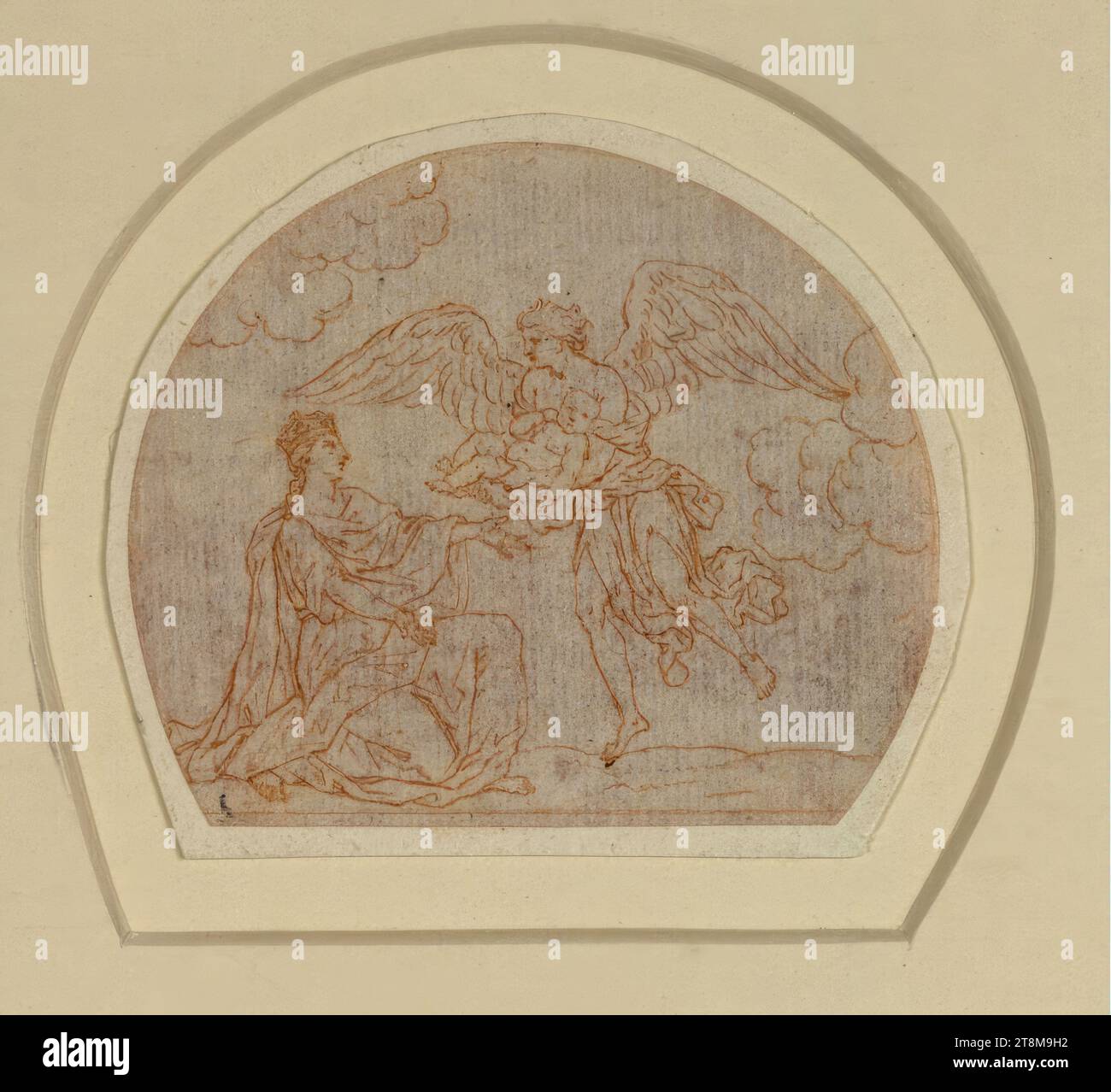 Birth of the king, twelve drafts for medal images, Sébastien Le Clerc ...