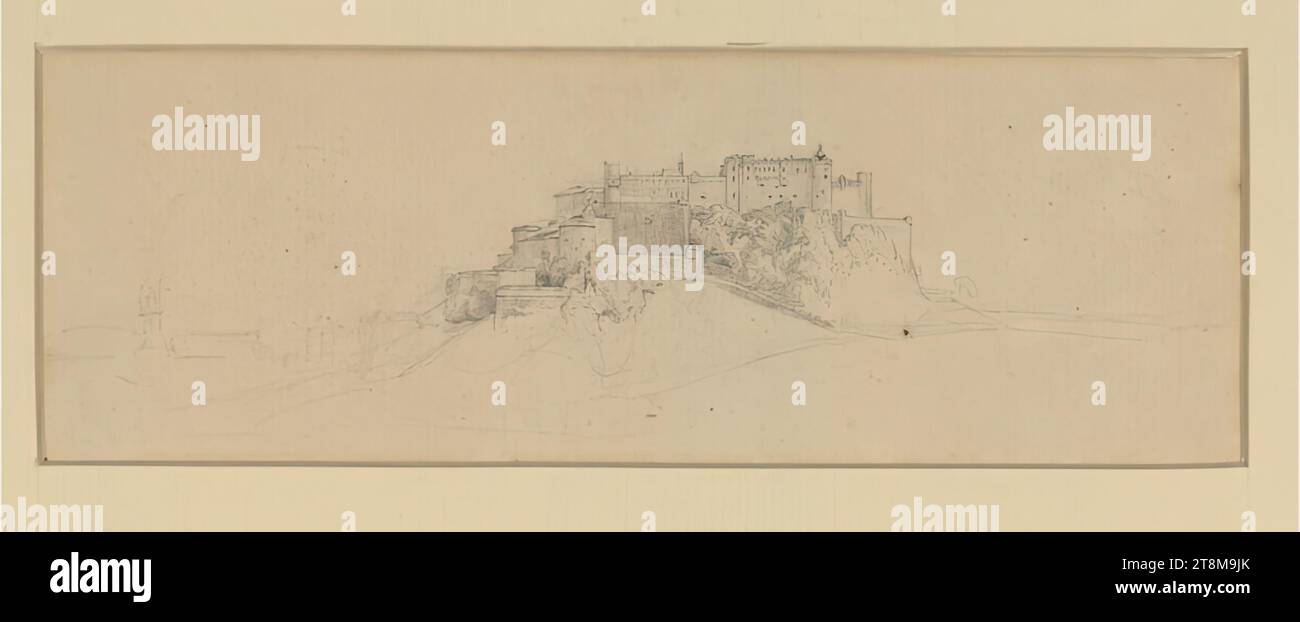 Hohensalzburg, Hans Hueber (Waizenkirchen/Upper Austria. 1813 - 1889 ...