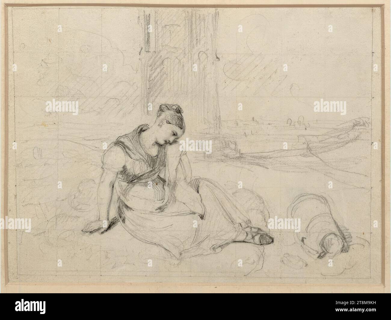 The Milkmaid (after a fable by La Fontaine), Peter Fendi (Vienna 1796 ...