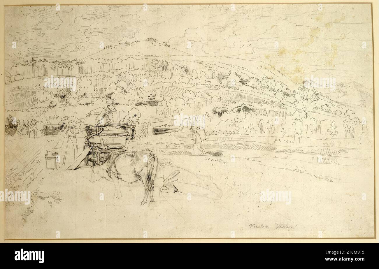 Grape harvest in Vöslau, Friedrich Philipp Reinhold (Gera 1779 - 1840 ...